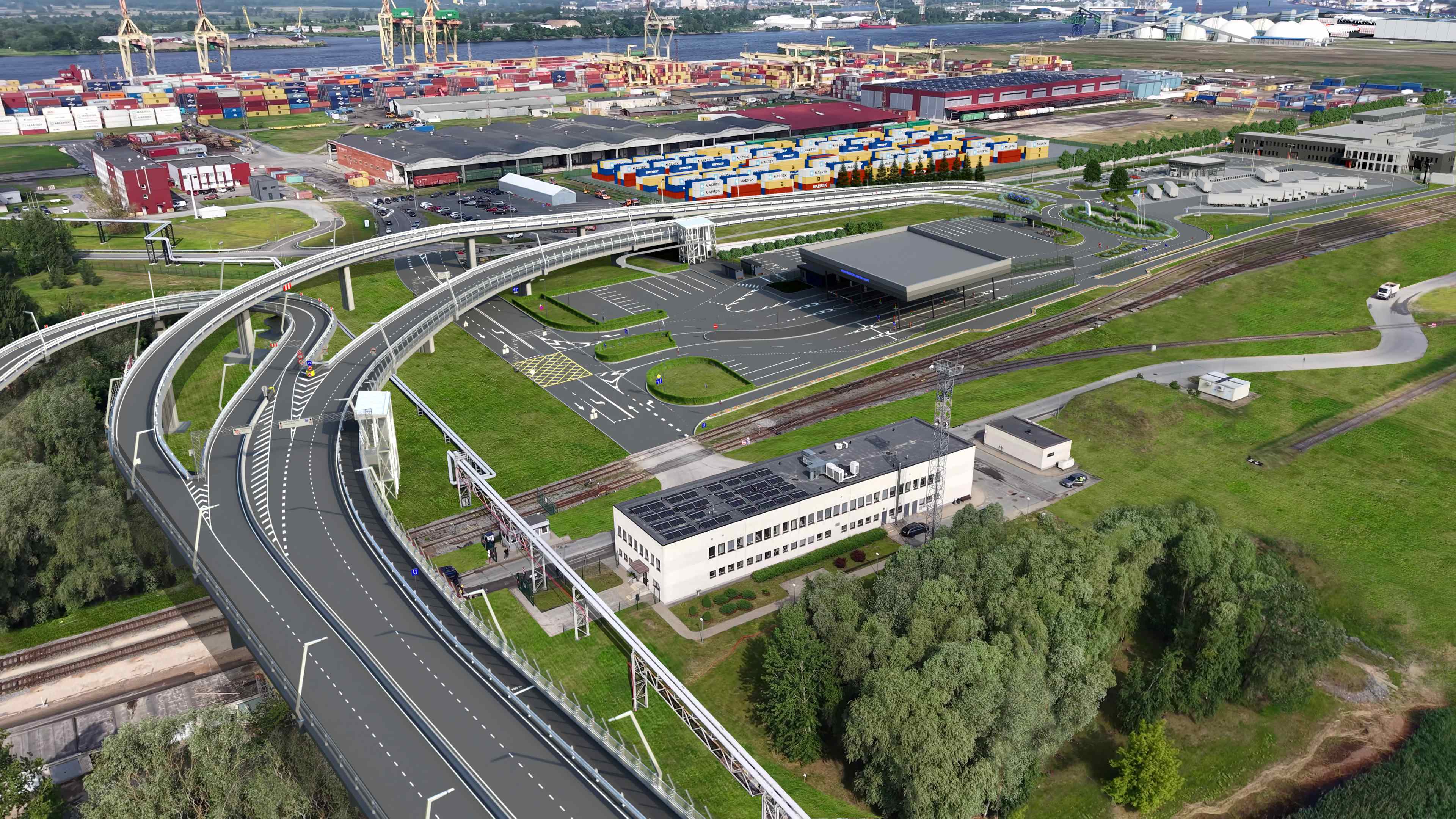 Kundziņsala - the new industrial centre of Riga | Freeport of Riga ...